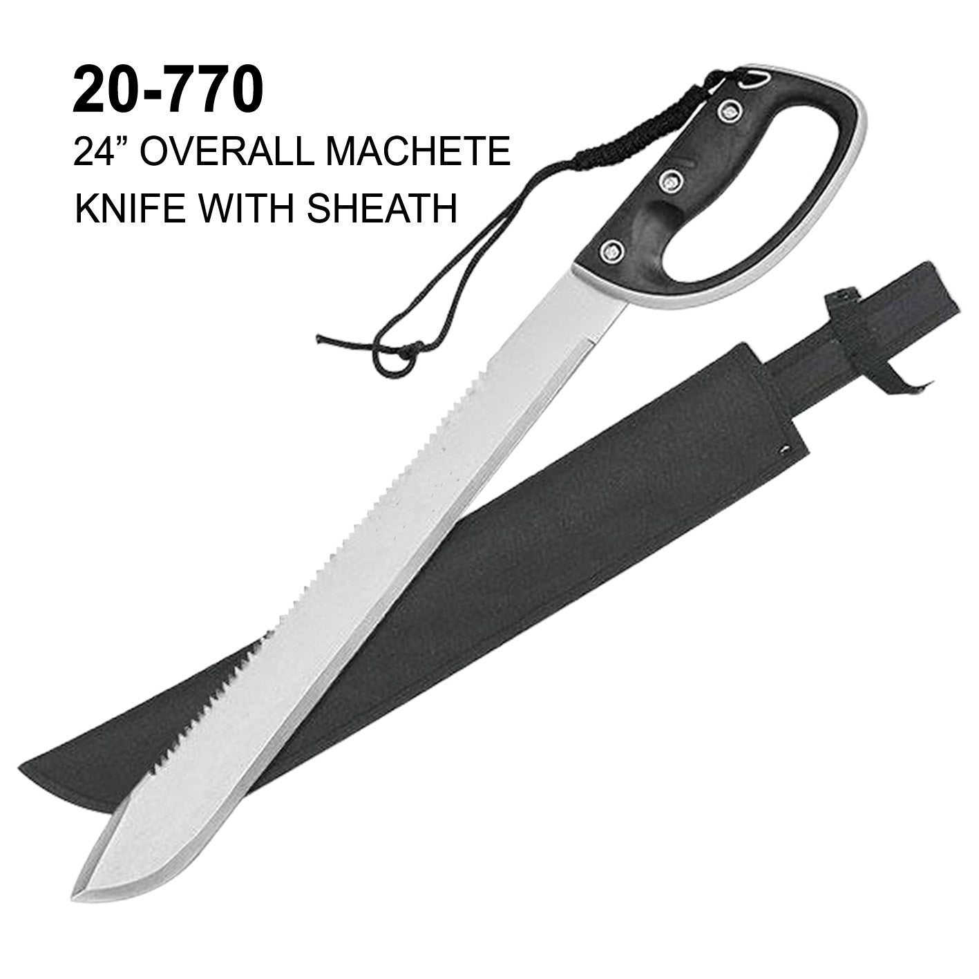 20-770 24″ SAW BACK MACHETE – DMA-INC