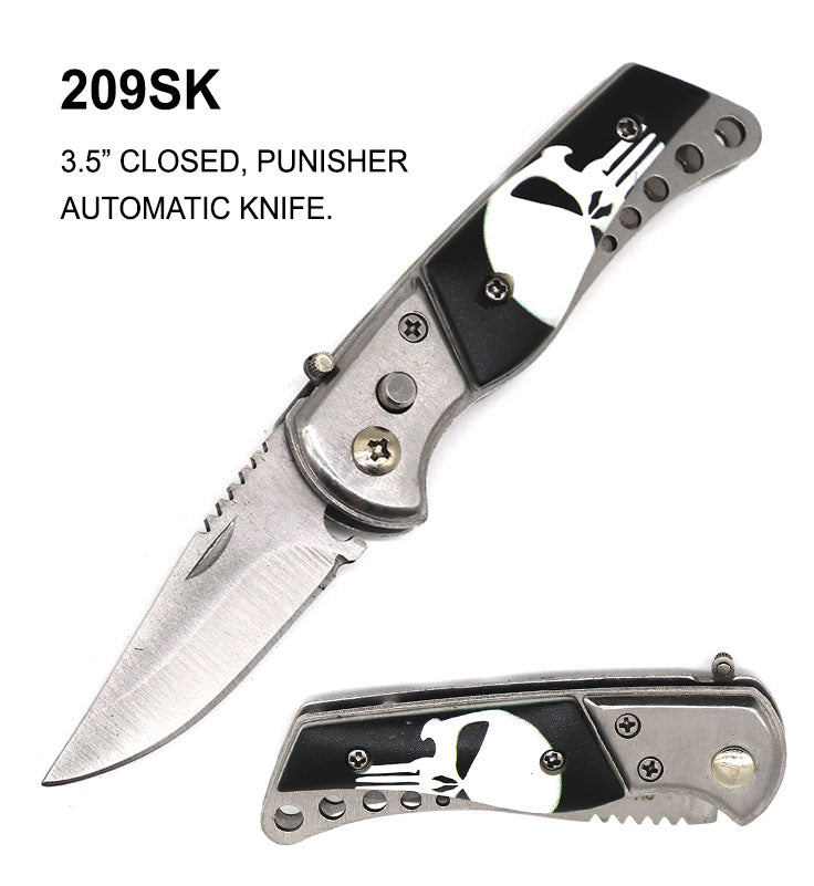209SK 3.5" PUSH BUTTON AUTOMATIC KNIFE