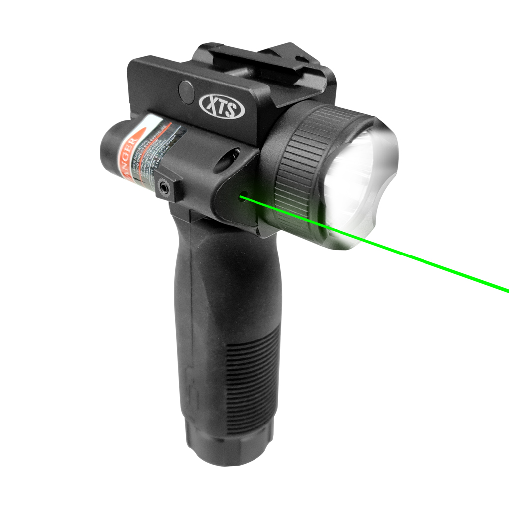 FLG-2K – 2000 LUMEN FLASHLIGHT & GREEN LASER VERTICAL GRIP – DMA-INC