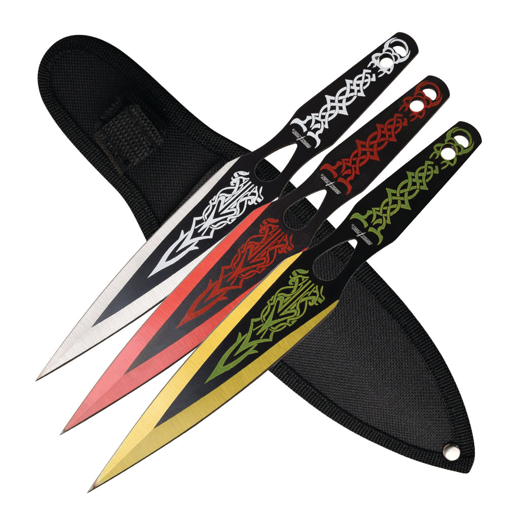 PP-121-3 PERFECT POINT THROWING KNIFE SET OF 3