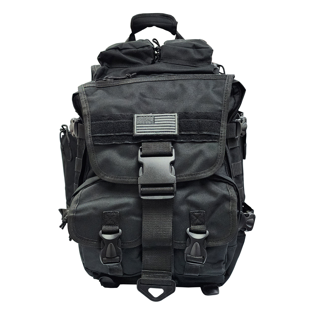 TG622 - BLACK NEXPAK TACTICAL BACKPACK