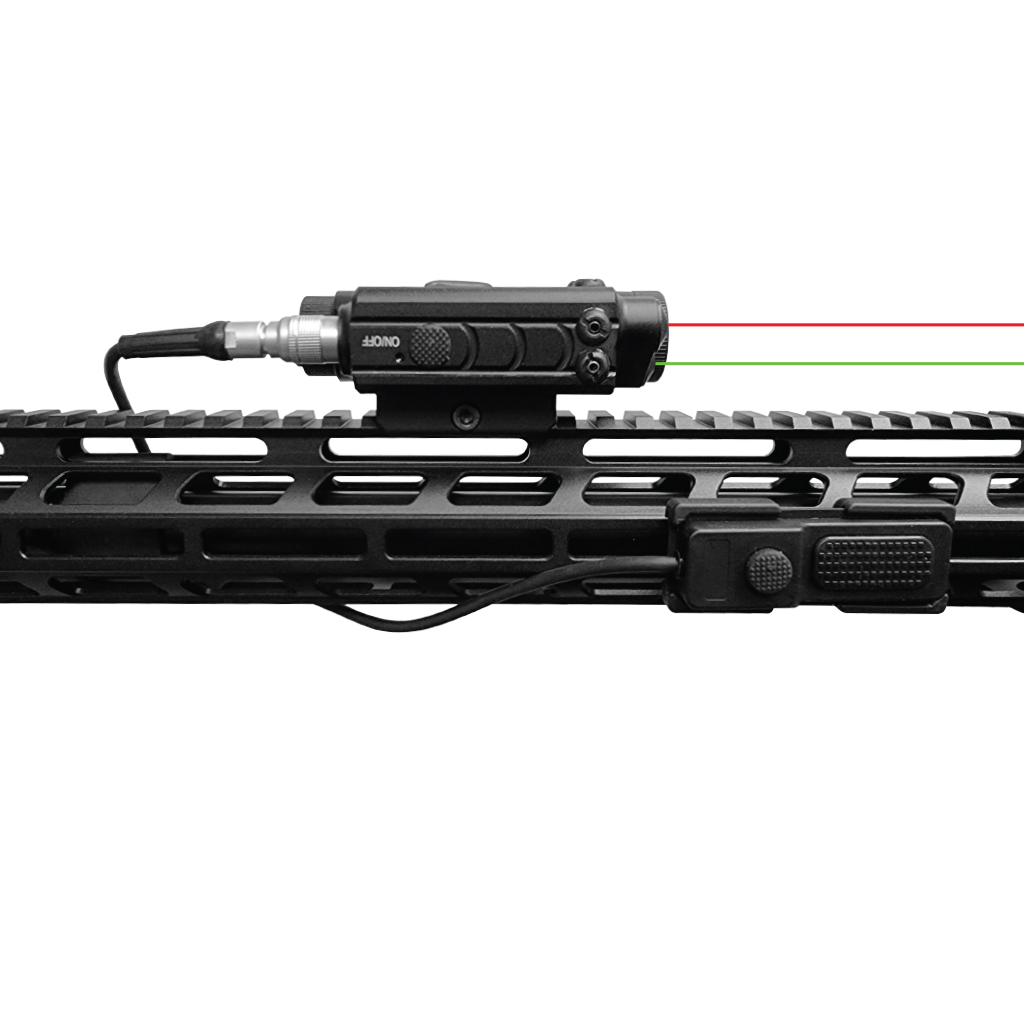 XTS-XLGR – TACTICAL RIFLE DUAL LASER AND FLASHLIGHT COMBO – DMA-INC